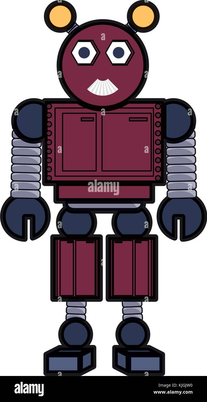 cartoon robot design Stock Vector Image & Art - Alamy