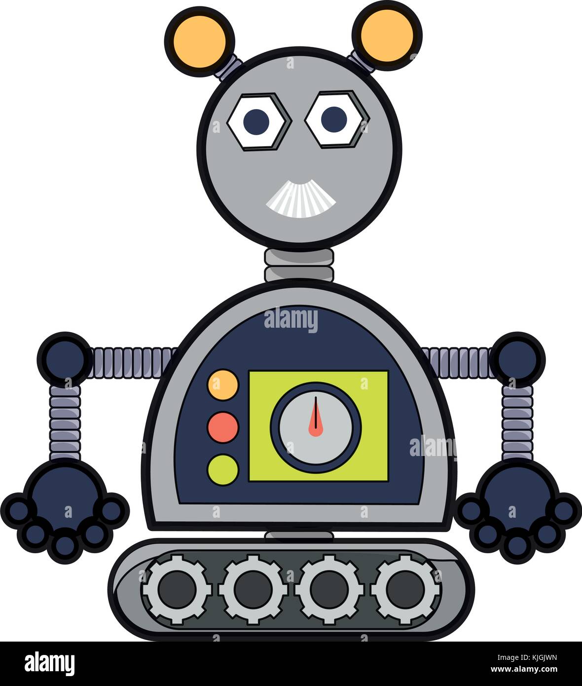 cartoon robot design Stock Vector Image & Art - Alamy