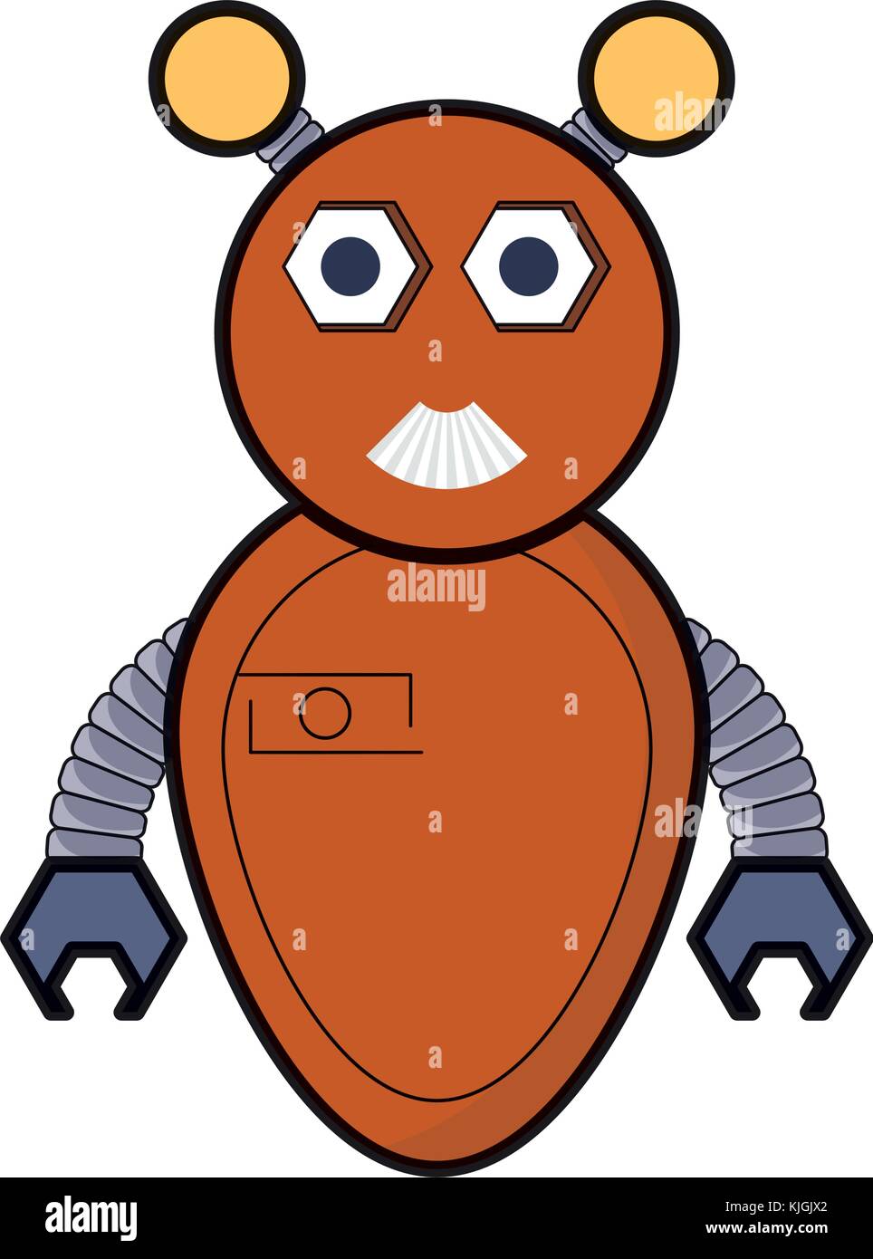cartoon robot design Stock Vector Image & Art - Alamy