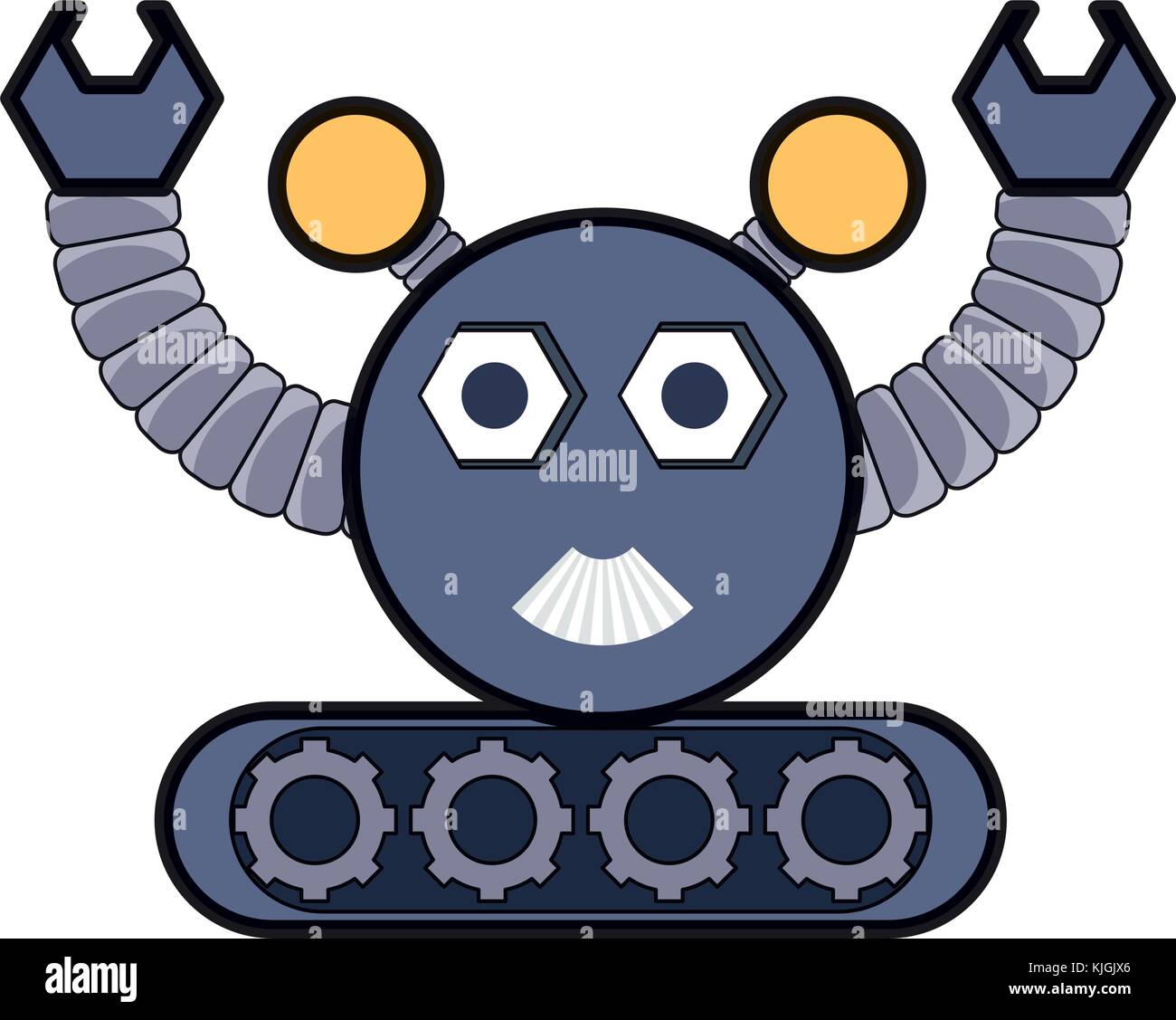 cartoon robot design Stock Vector Image & Art - Alamy