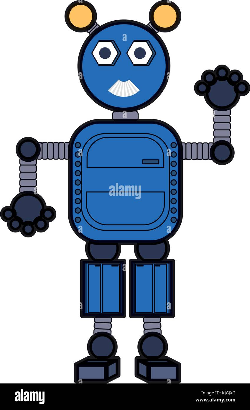 cartoon robot design Stock Vector Image & Art - Alamy