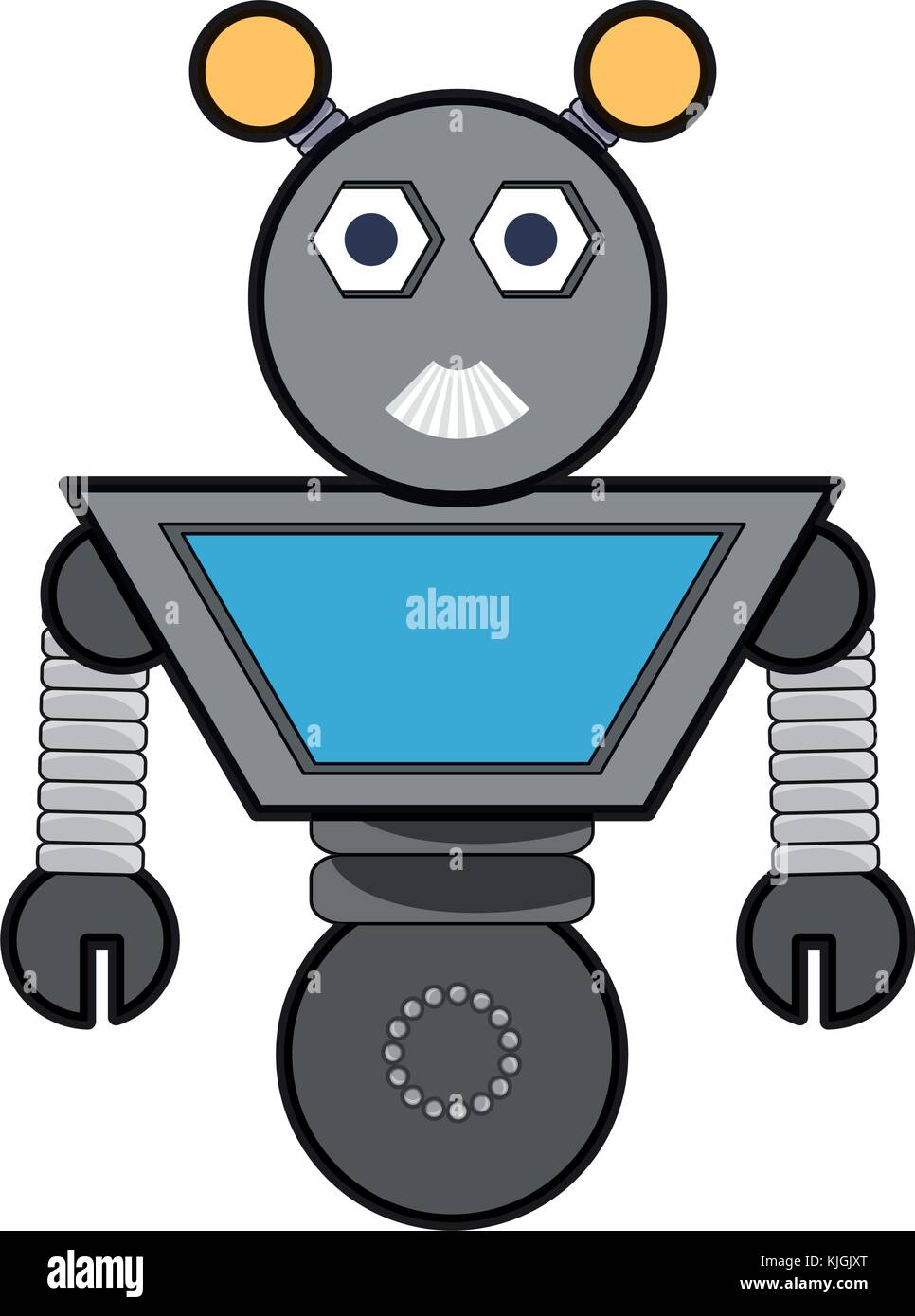 cartoon robot design Stock Vector Image & Art - Alamy