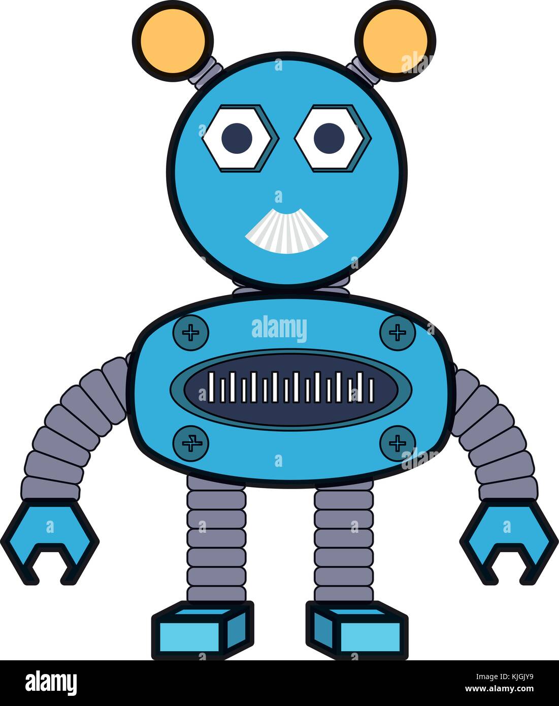cartoon robot design Stock Vector Image & Art - Alamy
