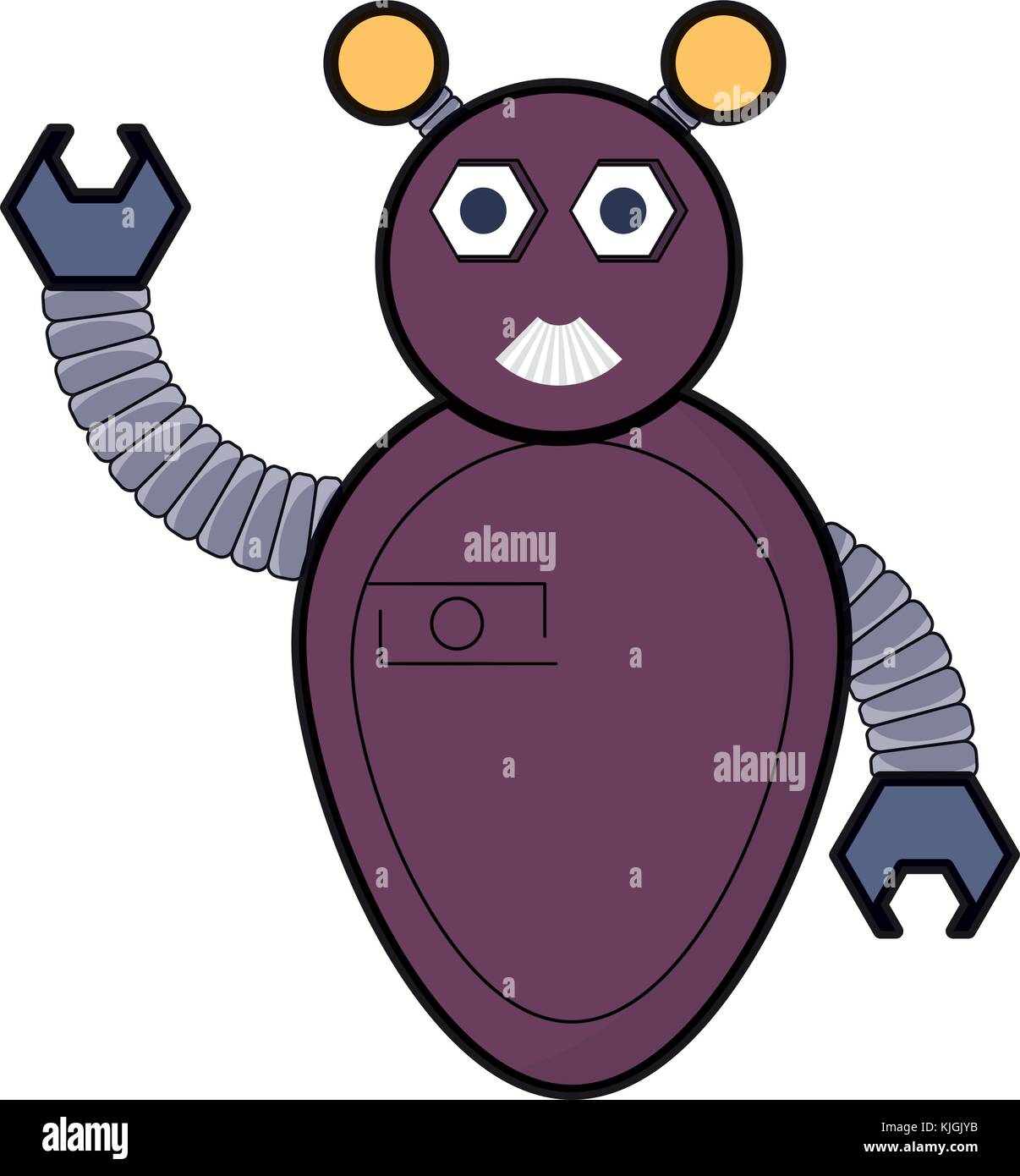 cartoon robot design Stock Vector Image & Art - Alamy