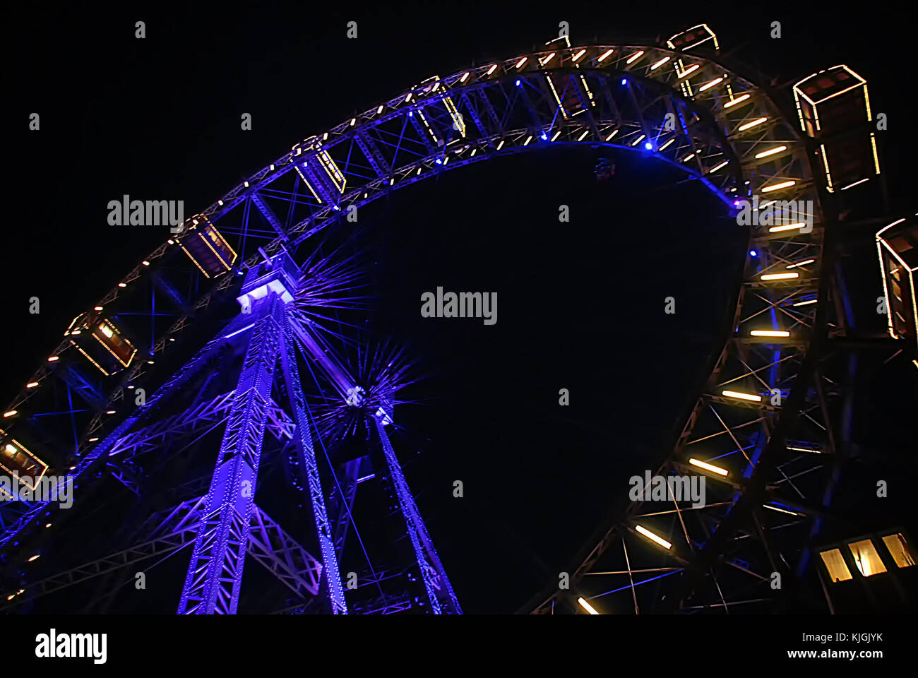 Giant wheel in prater amusement park hi-res stock photography and ...