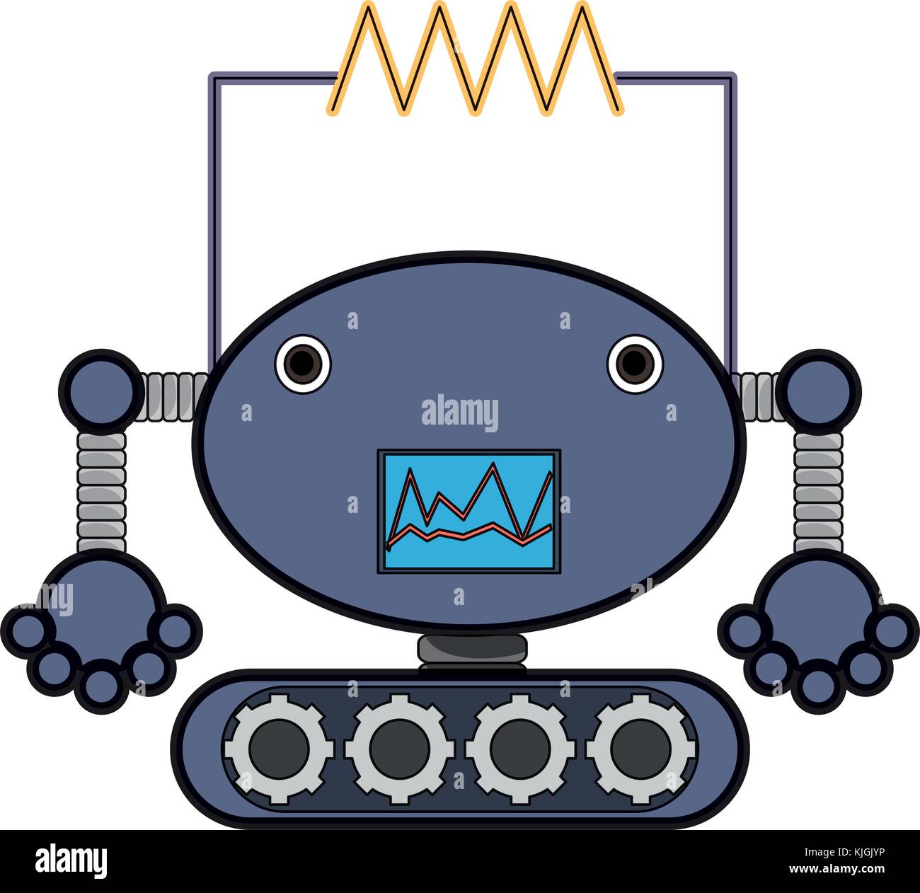 cartoon robot design Stock Vector Image & Art - Alamy