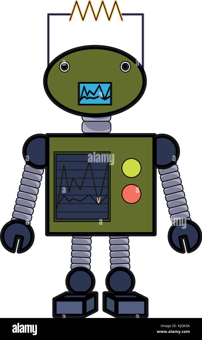 cartoon robot design Stock Vector Image & Art - Alamy