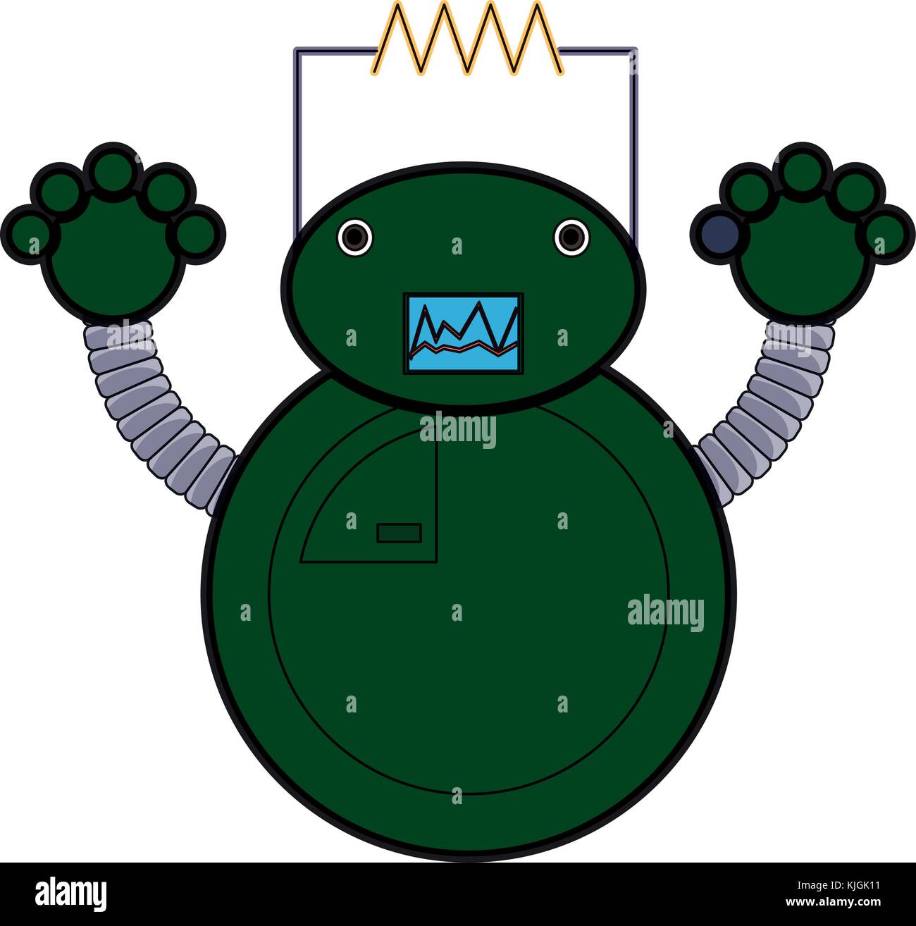 cartoon robot design Stock Vector Image & Art - Alamy