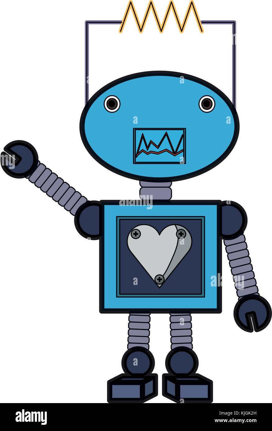 cartoon robot design Stock Vector Image & Art - Alamy