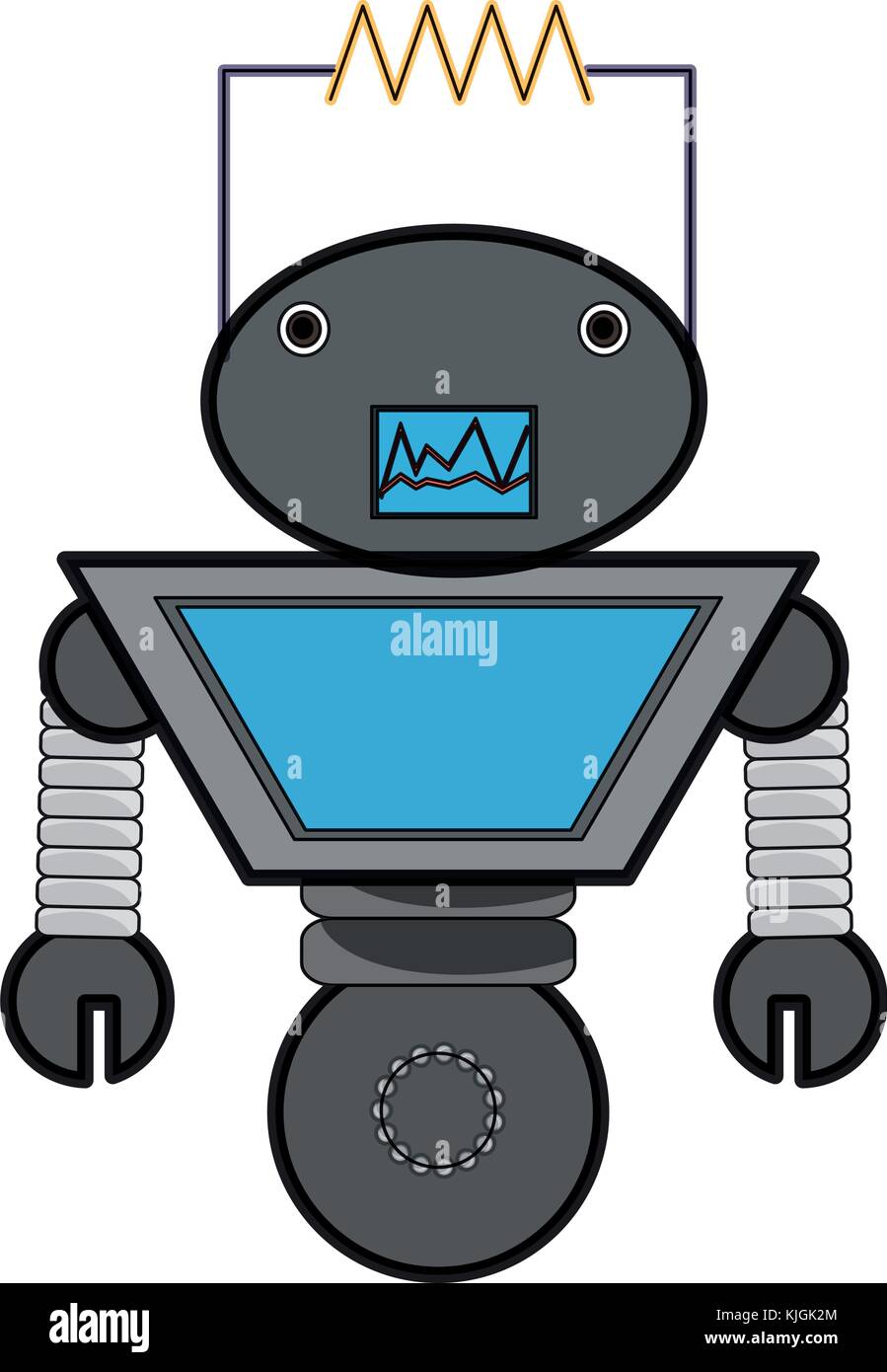 cartoon robot design Stock Vector Image & Art - Alamy