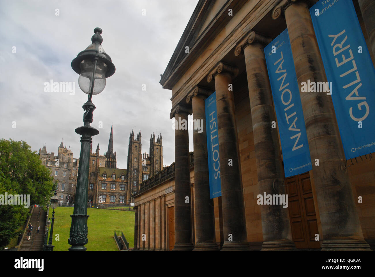 Edinburgh, United Kingdom - July 8, 2015: Scottish National Gallery in ...