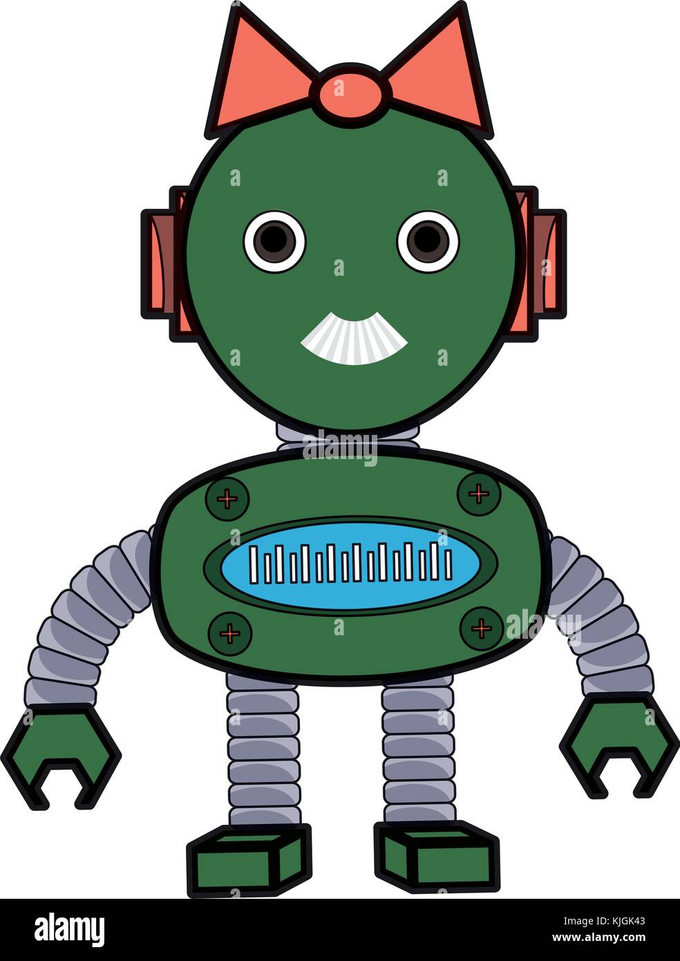 cartoon robot design Stock Vector Image & Art - Alamy