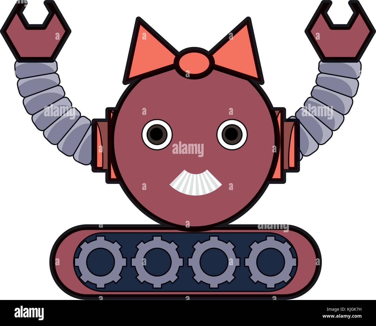 cartoon robot design Stock Vector Image & Art - Alamy