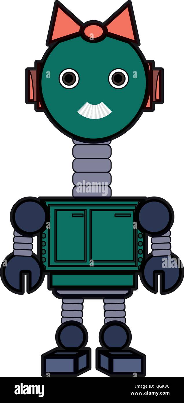 cartoon robot design Stock Vector Image & Art - Alamy
