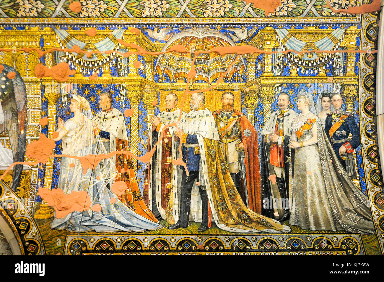 Kaiser wilhelm church berlin mosaic hi-res stock photography and images ...