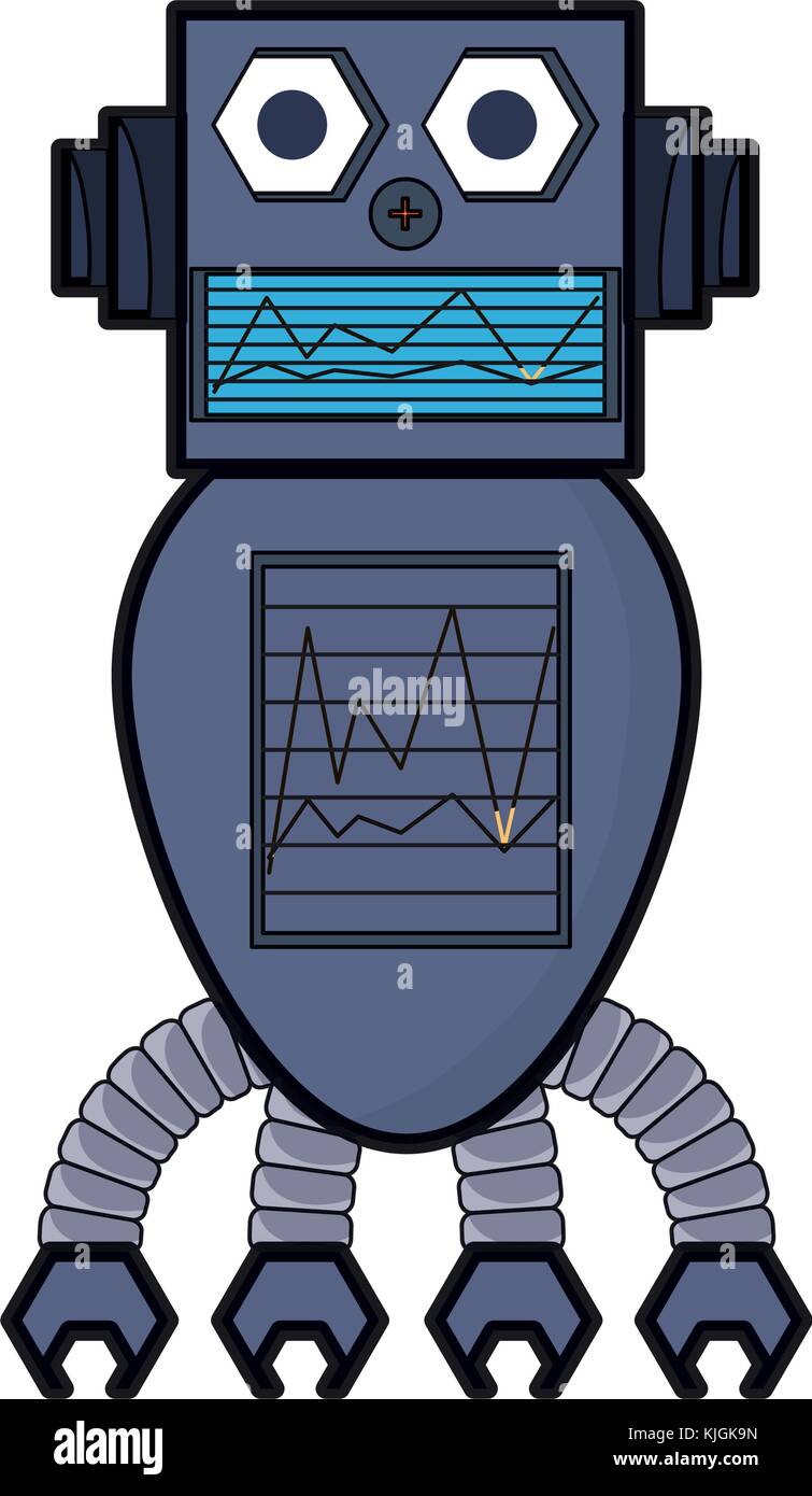 cartoon robot design Stock Vector Image & Art - Alamy