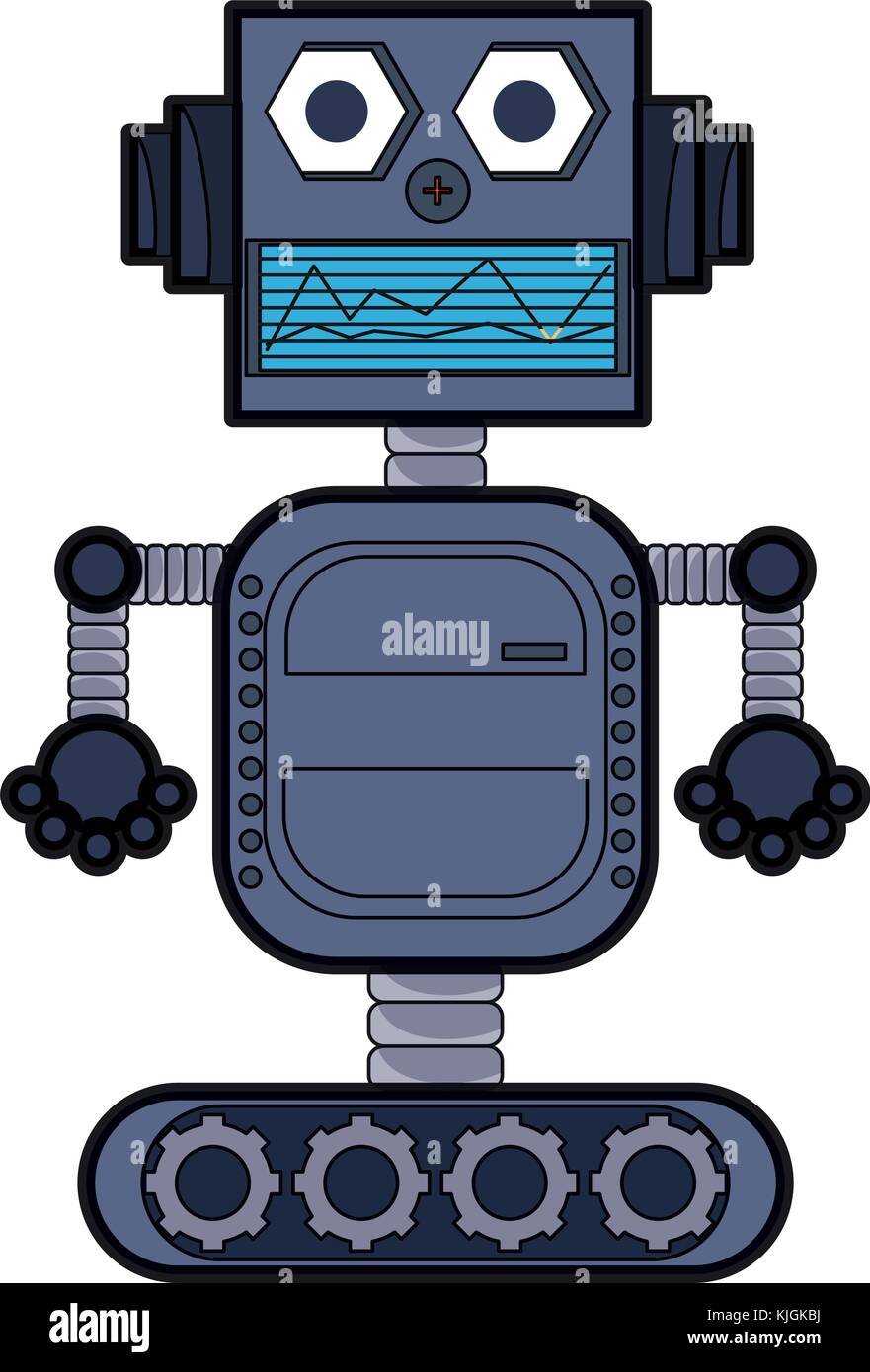 cartoon robot design Stock Vector Image & Art - Alamy