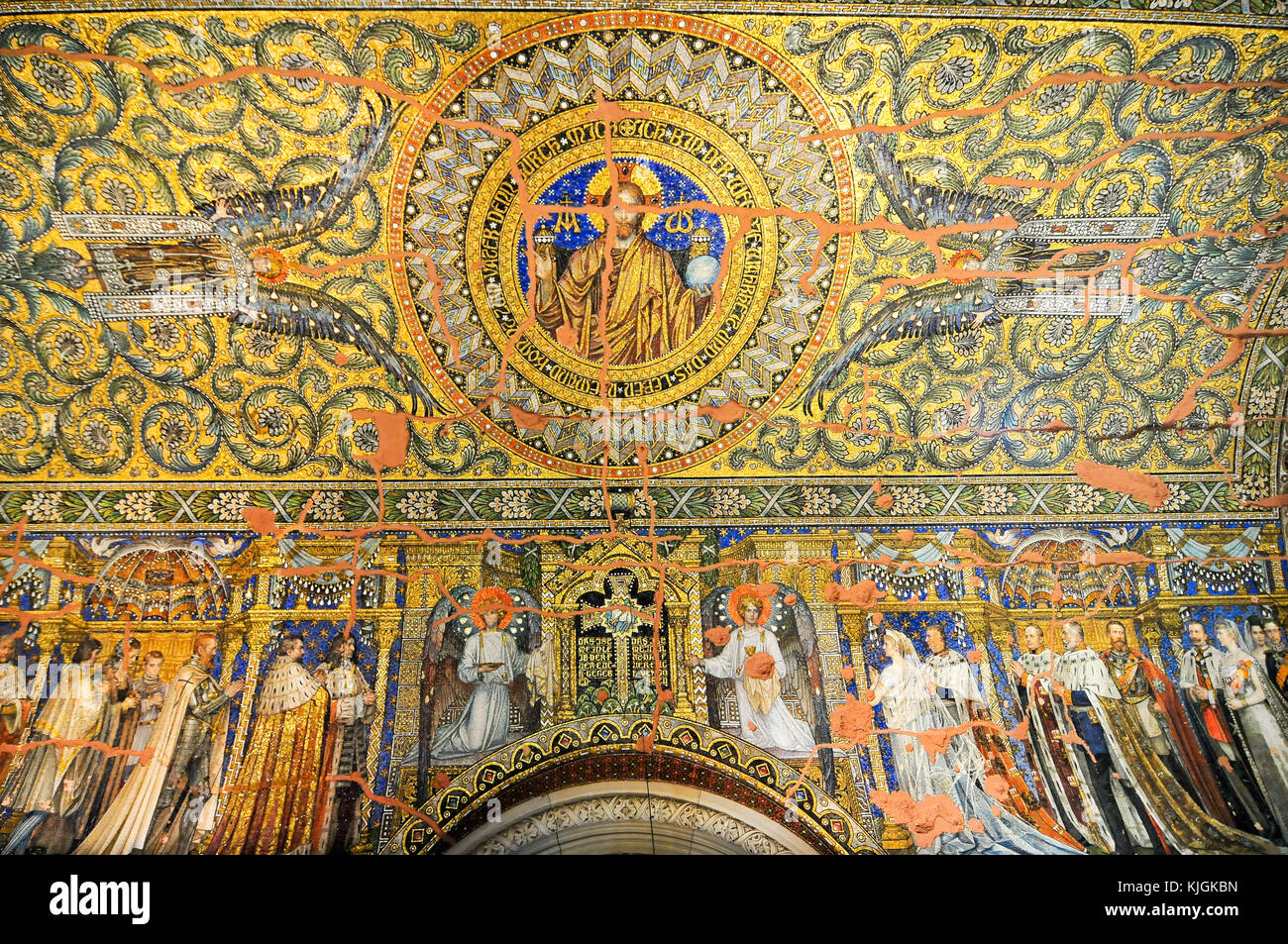 Kaiser wilhelm church berlin mosaic hi-res stock photography and images ...