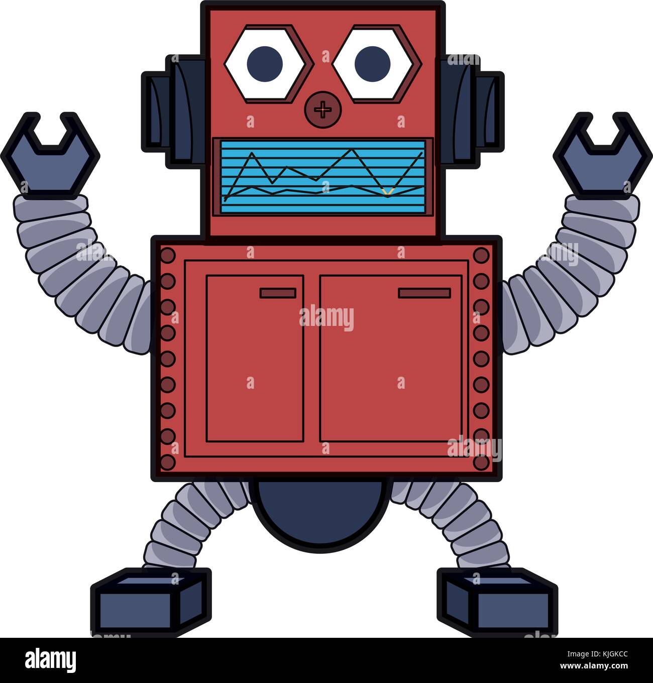 cartoon robot design Stock Vector Image & Art - Alamy
