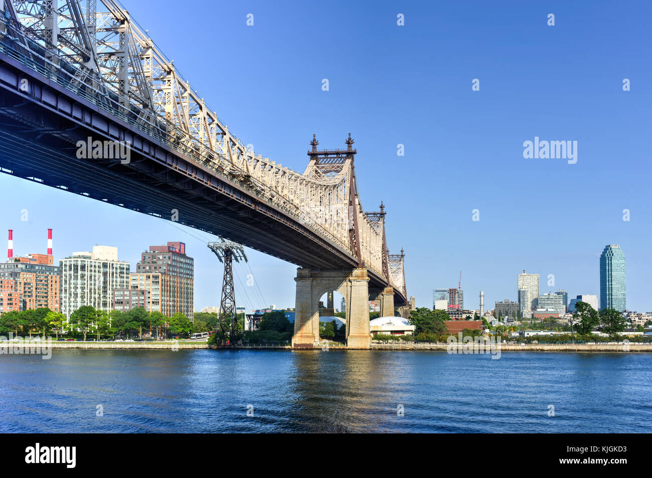 Ed Koch Queensboro Bridge from Manhattan. It is also known as the 59th ...