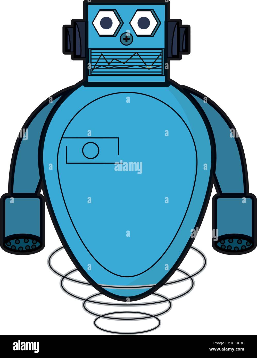 cartoon robot design Stock Vector Image & Art - Alamy