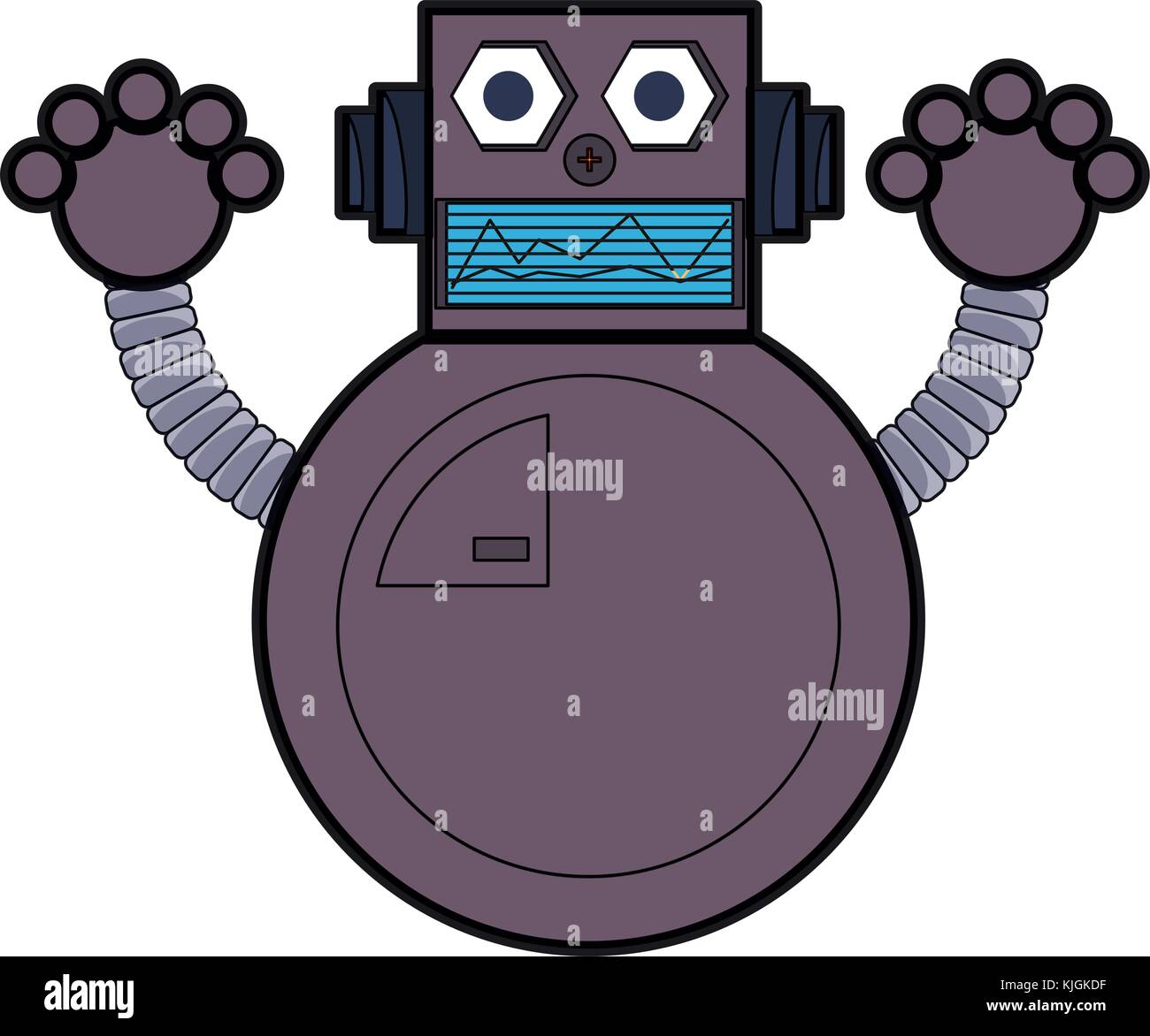 cartoon robot design Stock Vector Image & Art - Alamy