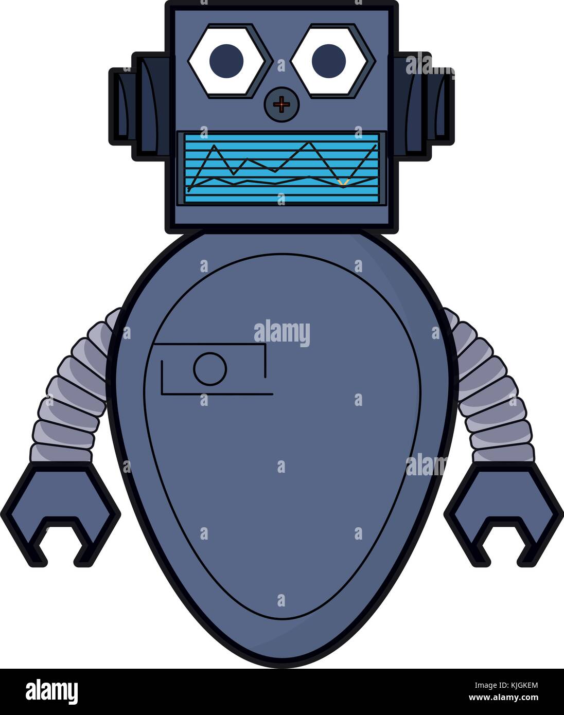 cartoon robot design Stock Vector Image & Art - Alamy