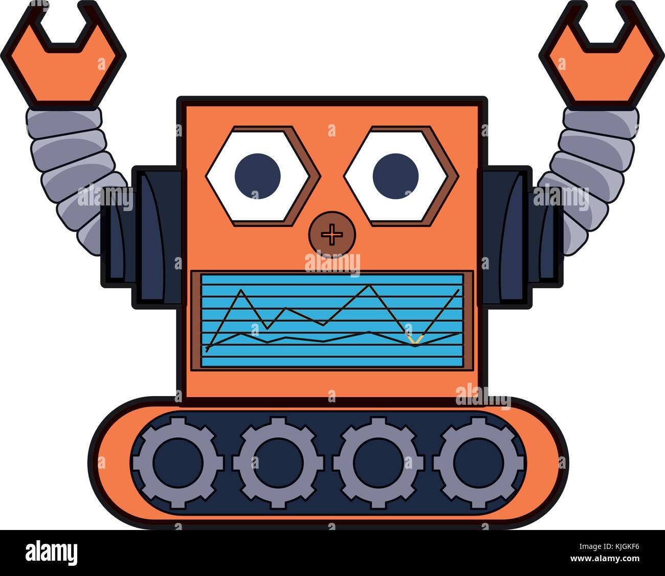 cartoon robot design Stock Vector Image & Art - Alamy