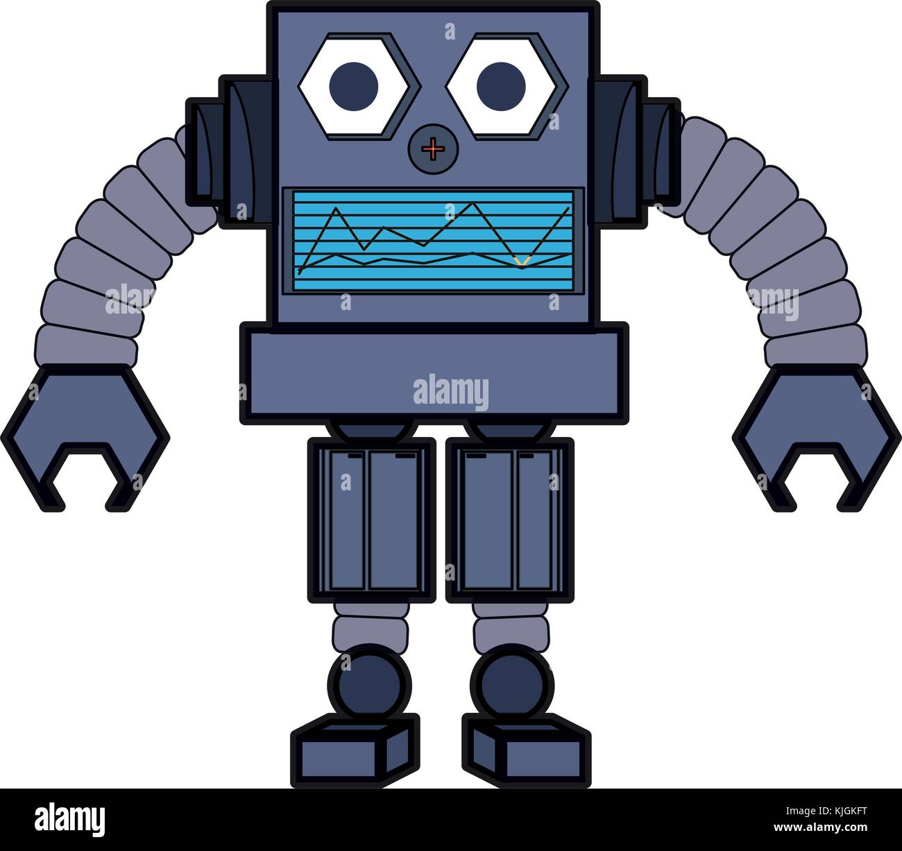 cartoon robot design Stock Vector Image & Art - Alamy