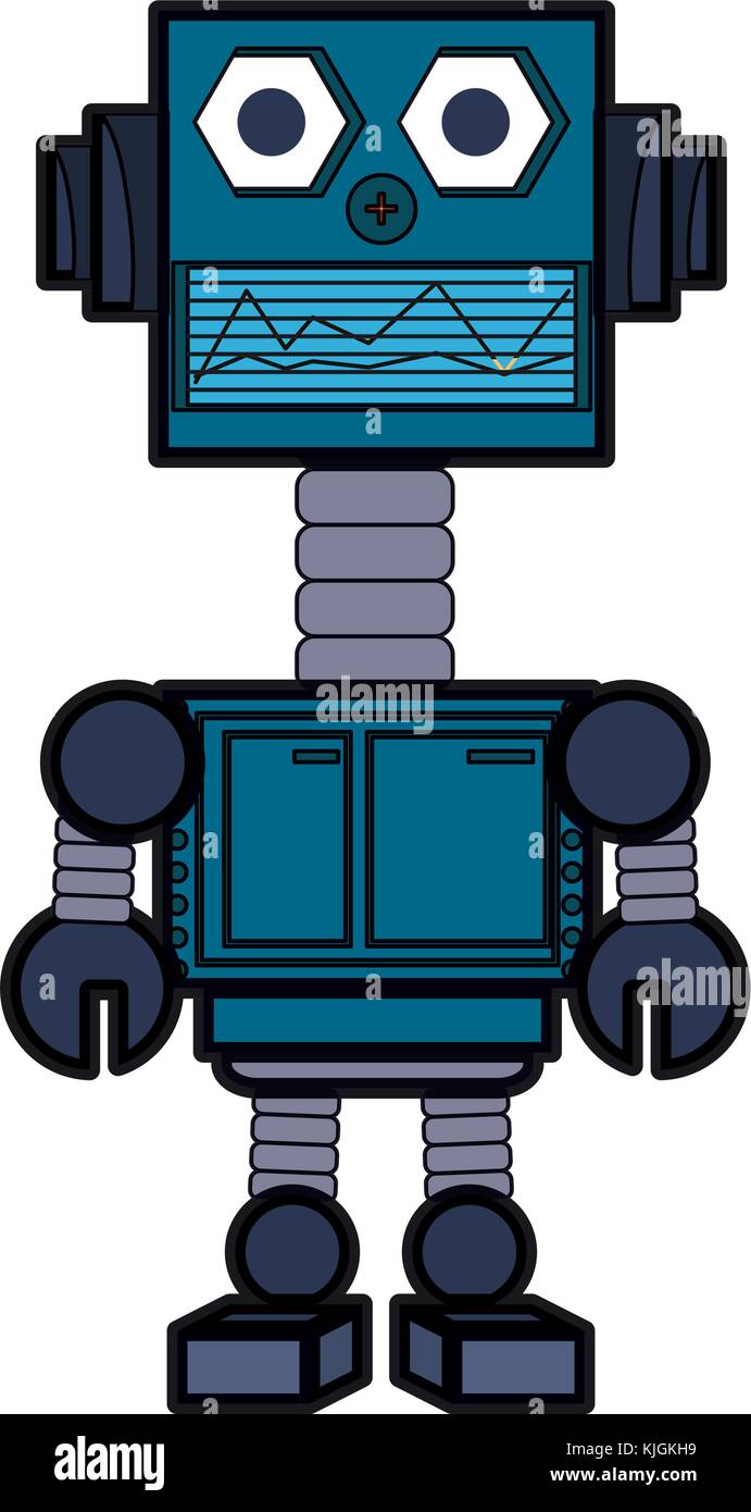 cartoon robot design Stock Vector Image & Art - Alamy