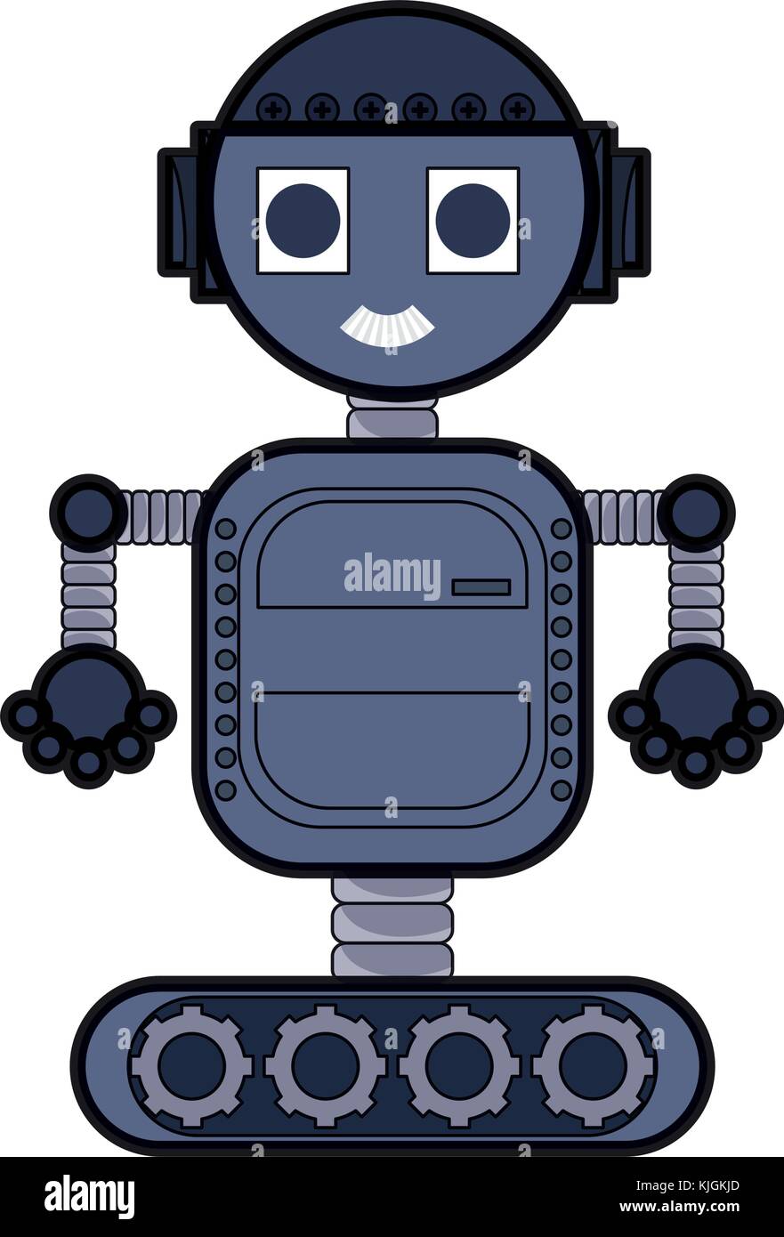 cartoon robot design Stock Vector Image & Art - Alamy