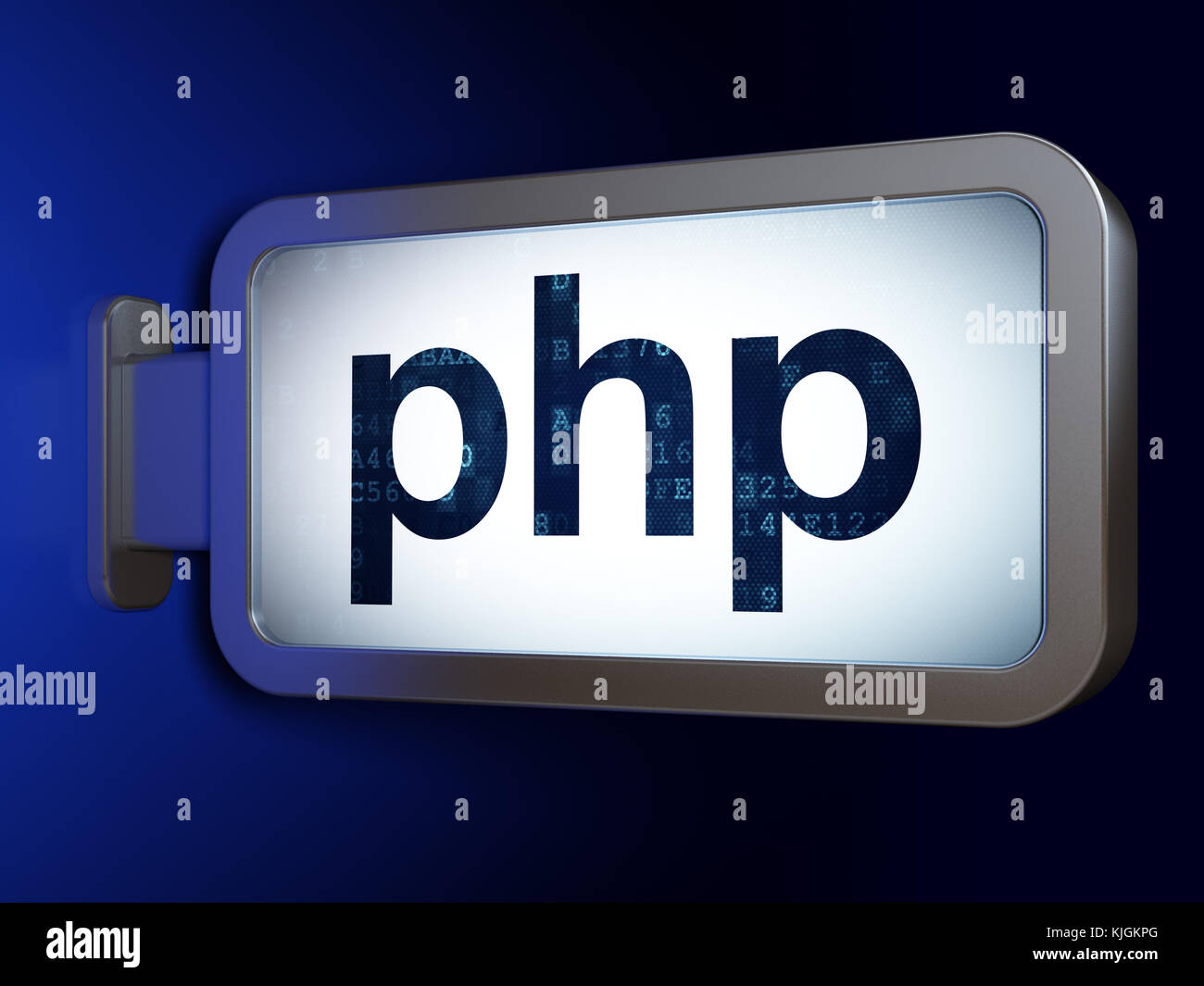 Software concept: Php on billboard background Stock Photo - Alamy