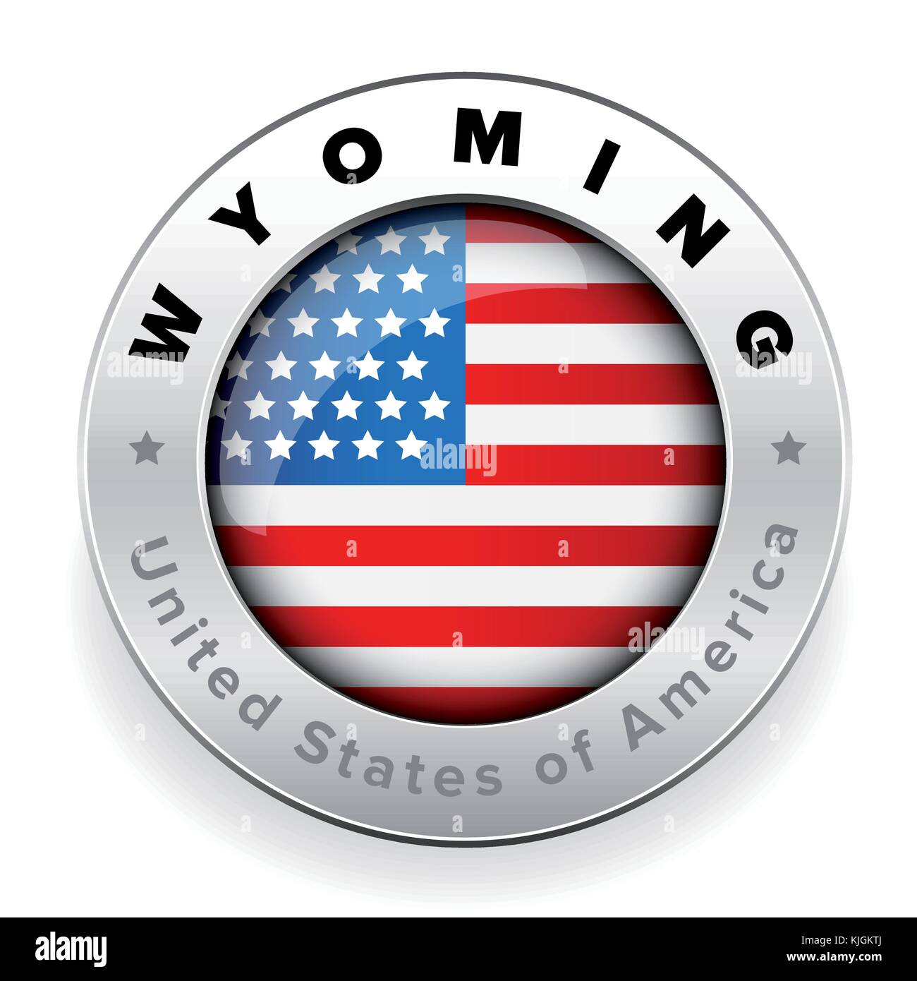 United states wyoming vintage Stock Vector Images - Alamy