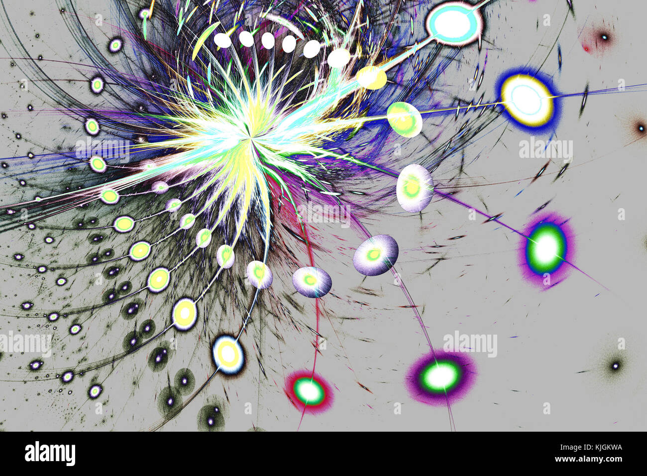 Illustration: fractal structures form fantastic shapes and patterns ...