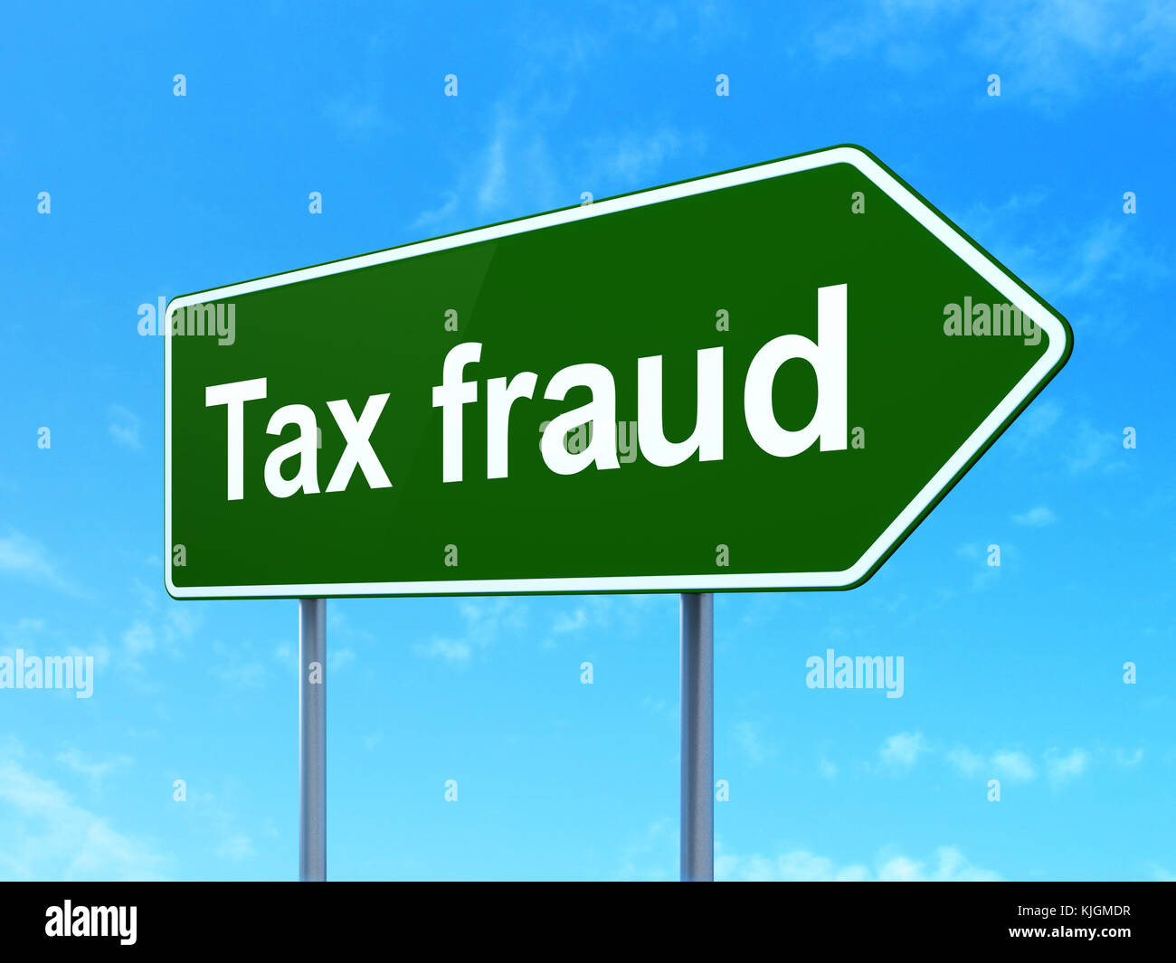 Law concept: Tax Fraud on road sign background Stock Photo - Alamy