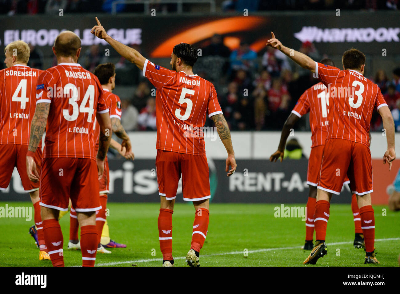 COLOGNE/GERMANY – November 2, 2017: at RheinEnergieStadion on November ...