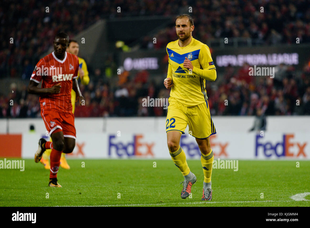 COLOGNE/GERMANY – November 2, 2017: at RheinEnergieStadion on November ...