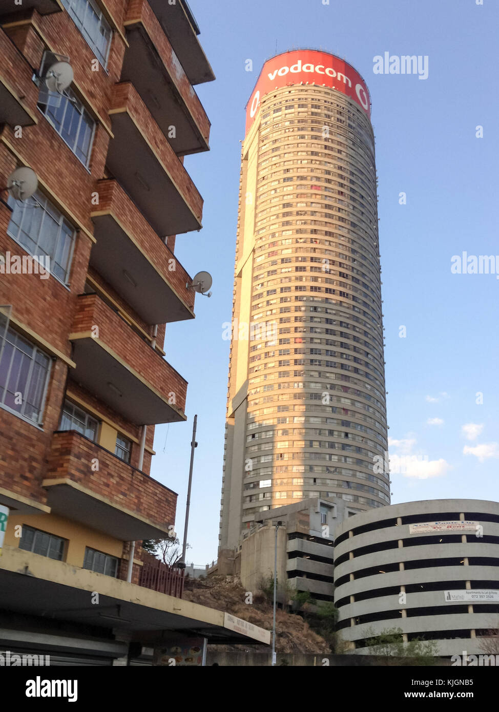 Johannesburg, South Africa - September 12, 2012: Ponte City Building at ...