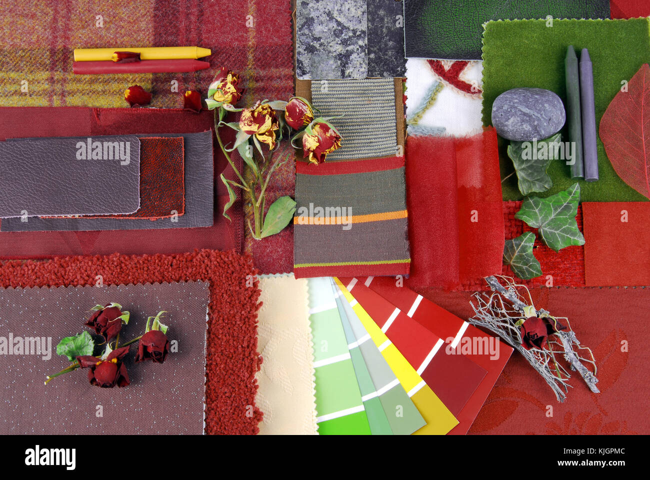 color harmonisation for interior Stock Photo - Alamy