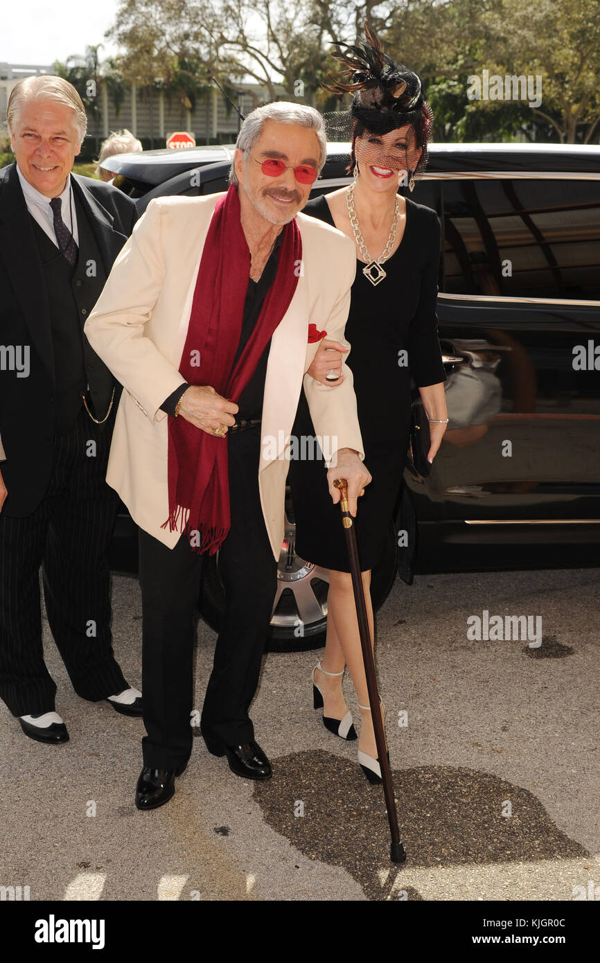 BOCA RATON, FL - MARCH 11: Actor Burt Reynold, Suzanne Niedland and ...