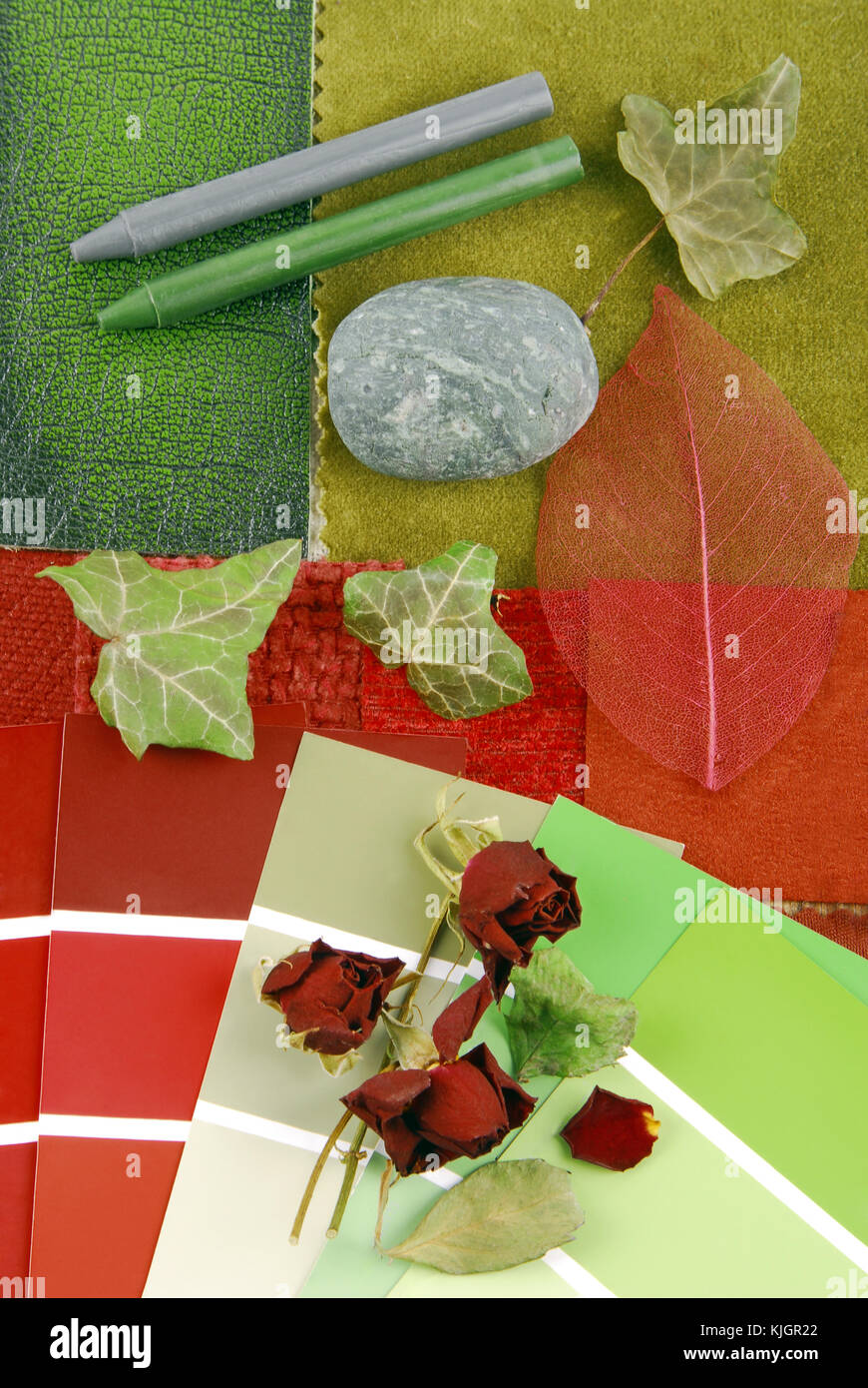 color harmonisation for interior Stock Photo - Alamy