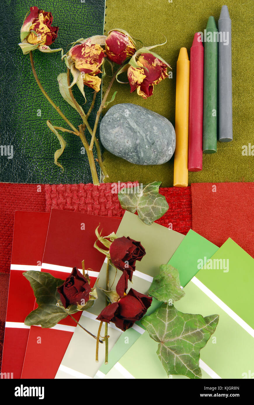 color harmonisation for interior Stock Photo - Alamy