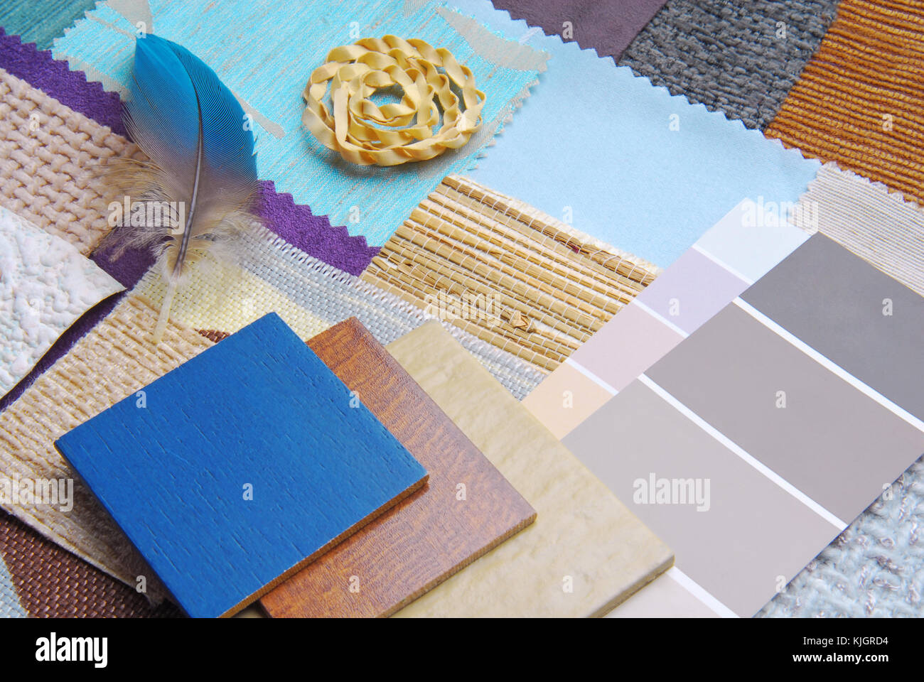 color harmonisation for interior Stock Photo - Alamy