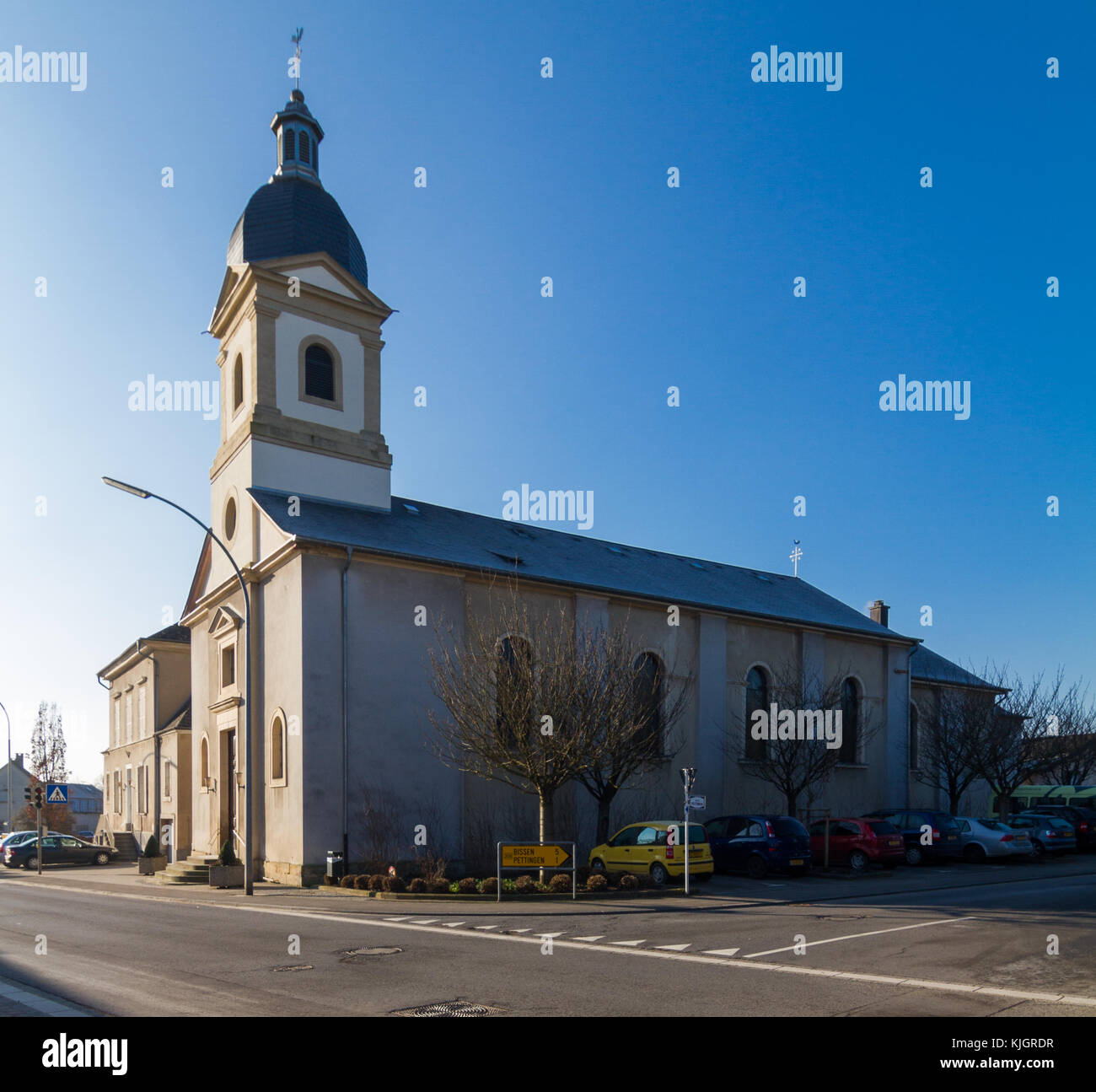 Church in Moesdorf Stock Photo - Alamy