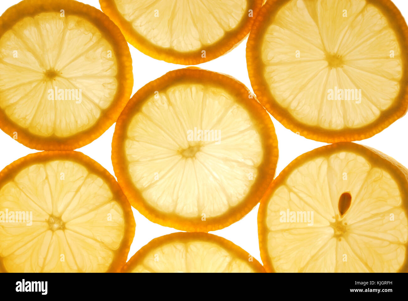 closeup of the lemon slices texture Stock Photo - Alamy