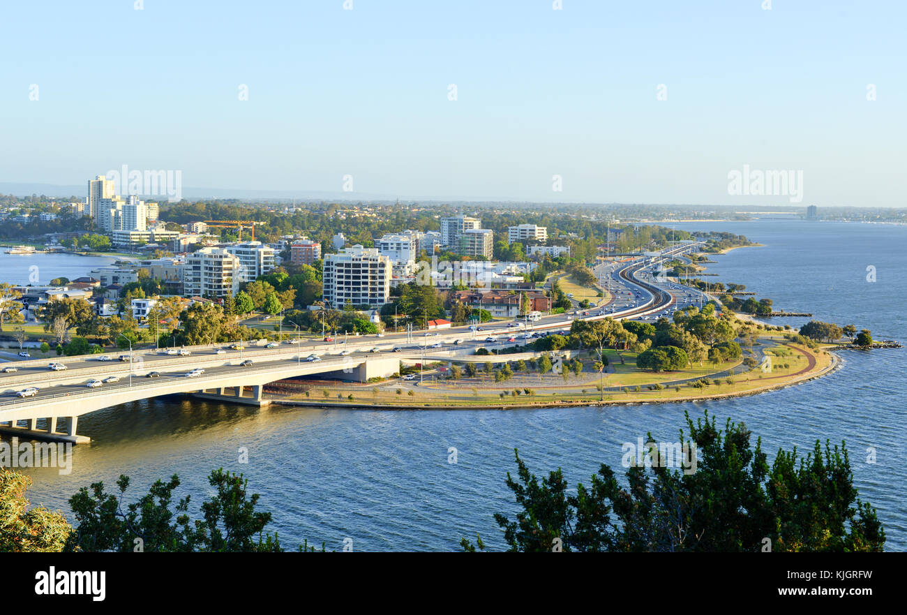 Perth city nobody night hi-res stock photography and images - Alamy