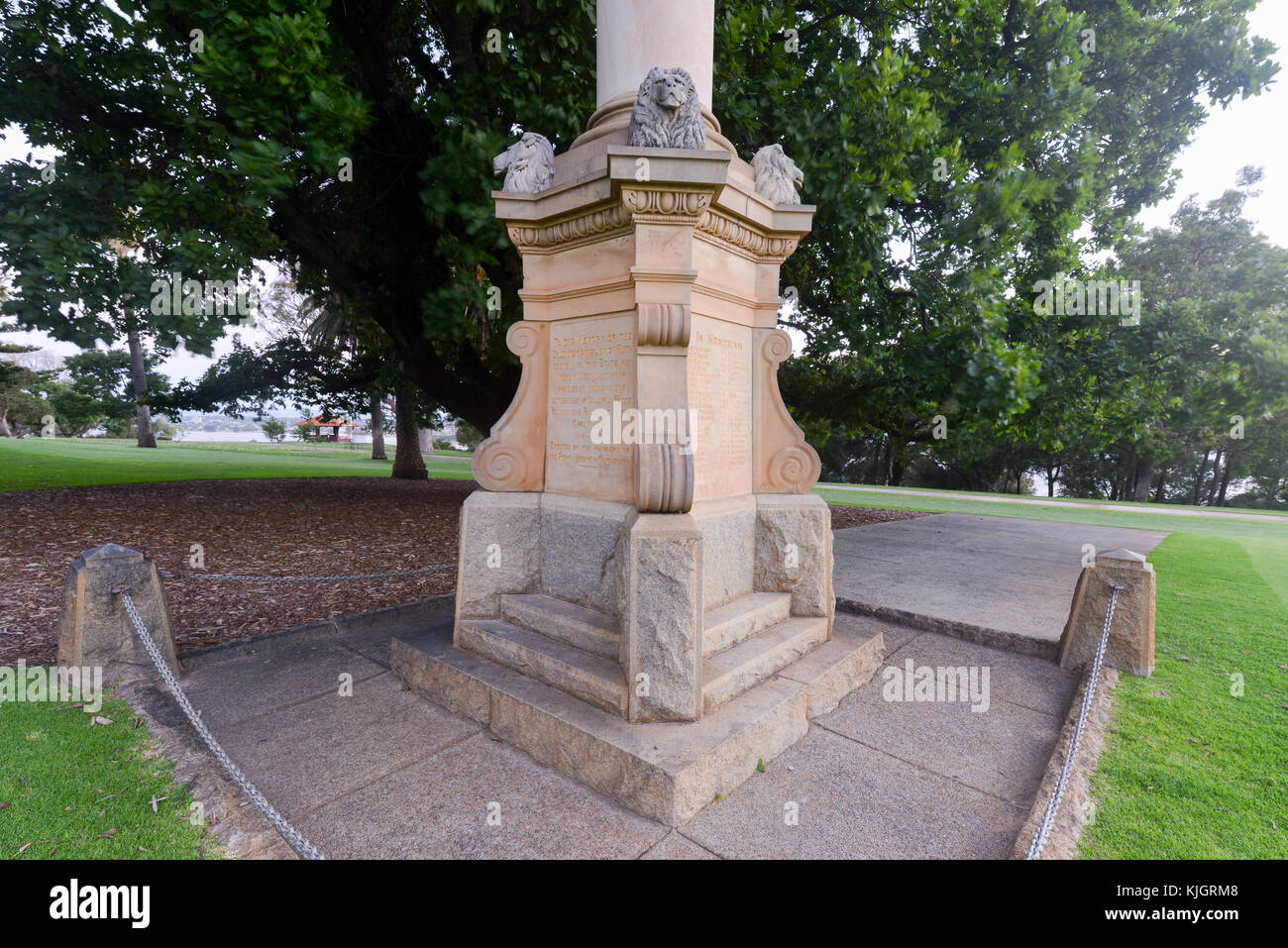 The Jewish War Memorial in Kings Park, Perth. It was erected in 1920 to ...