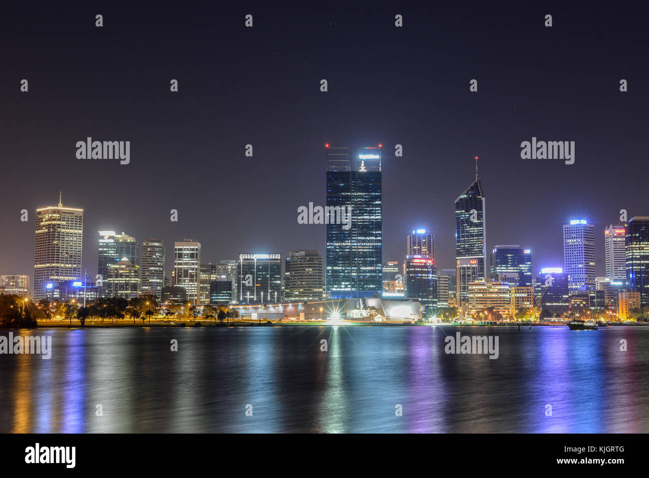 Panoramic night view perth hi-res stock photography and images - Alamy