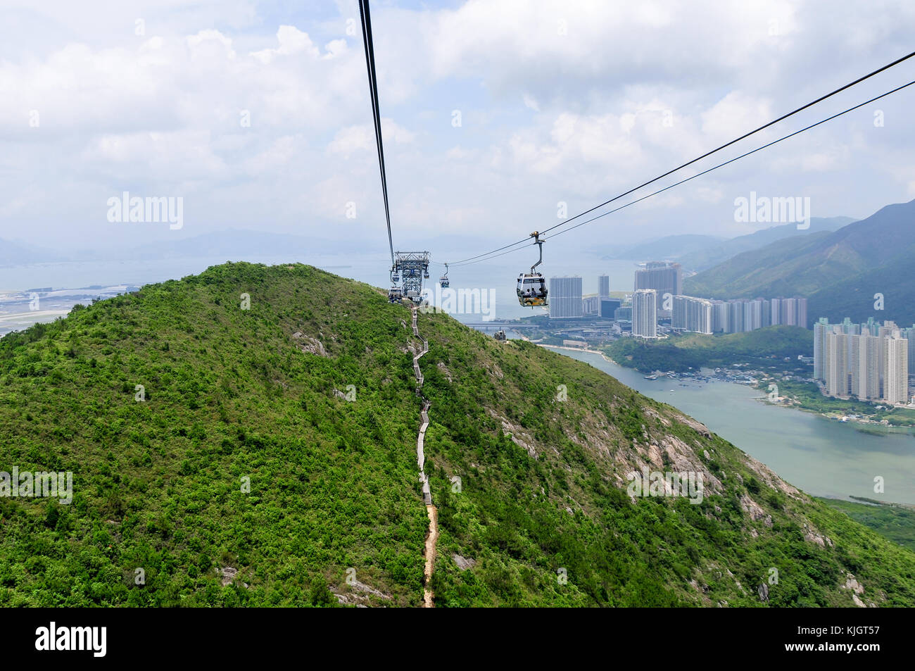Hong Kong Cable Car at Ngong Ping , Hong Kong Stock Photo - Alamy