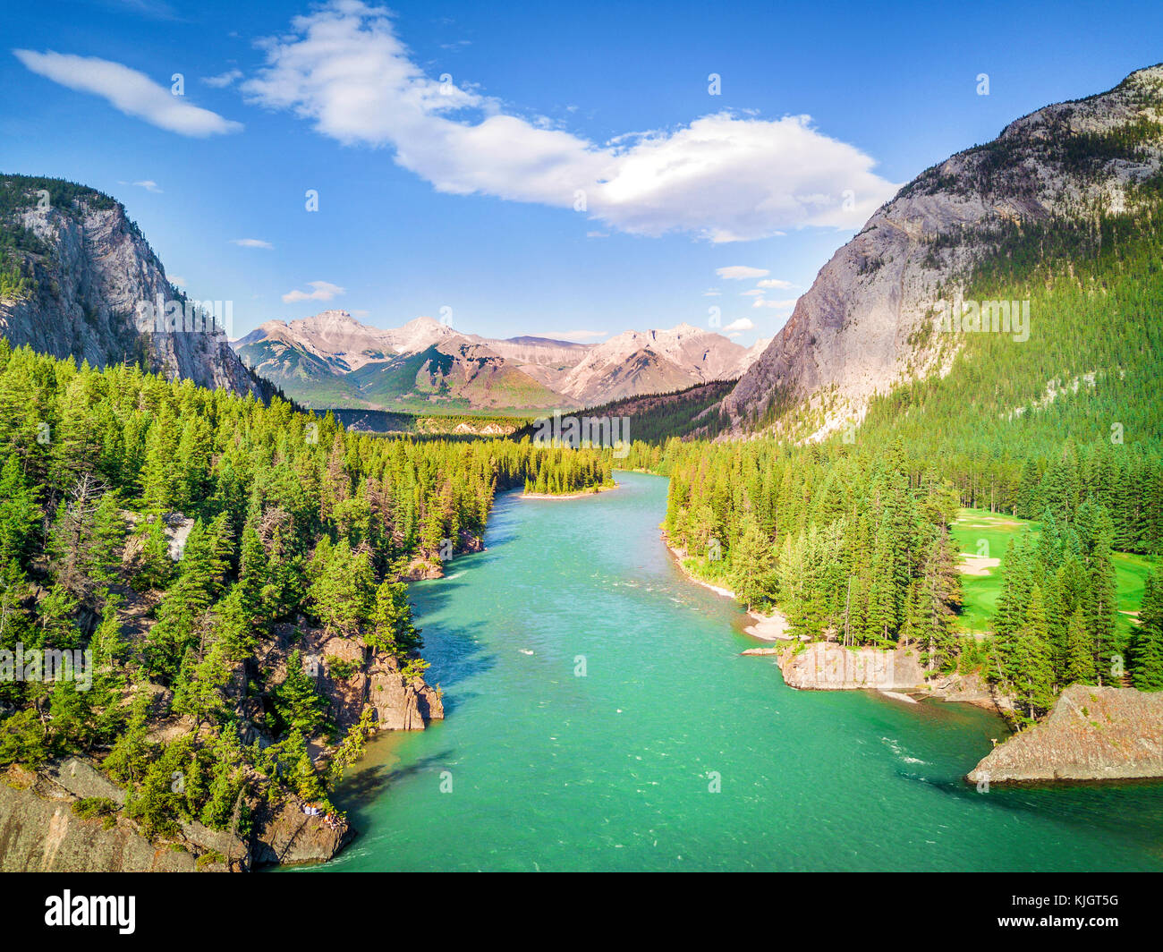 Canada forest summer aerial hi-res stock photography and images - Alamy